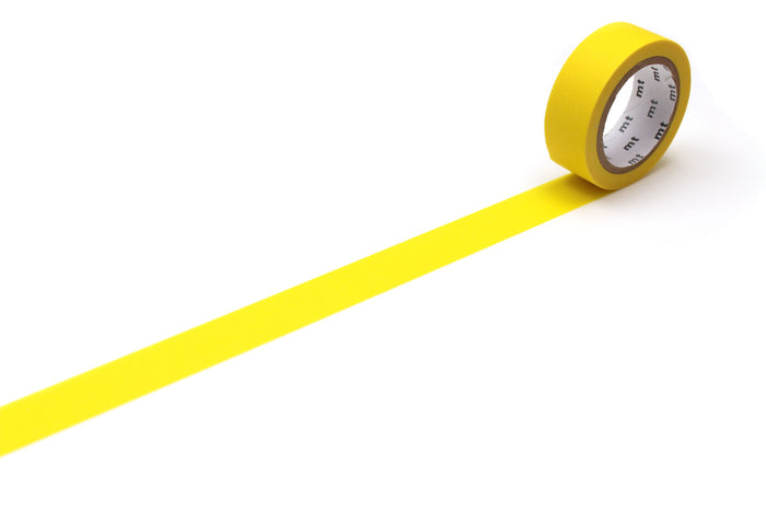 Matte Yellow - 15mm Washi Tape - mt Masking Tape