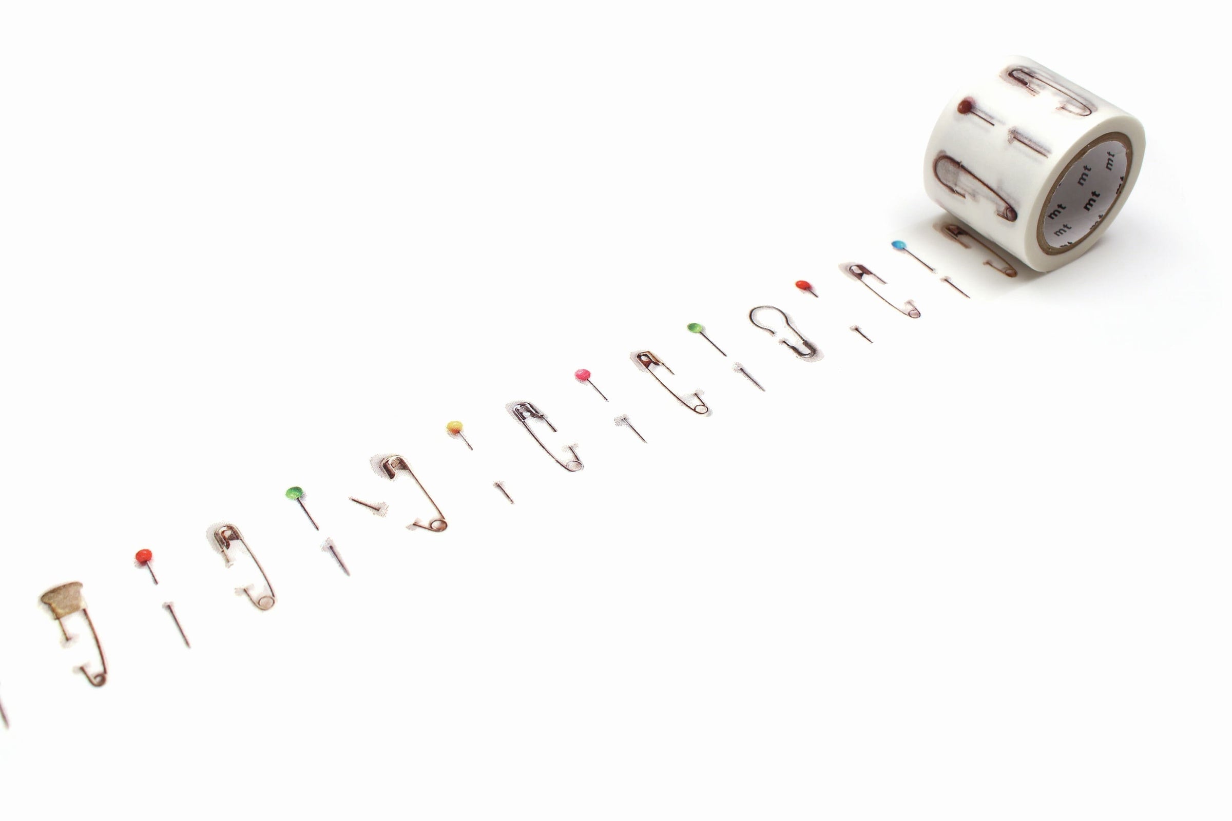 Safety Pin / Dress Pin R - 35mm Washi Tape - mt Masking Tape