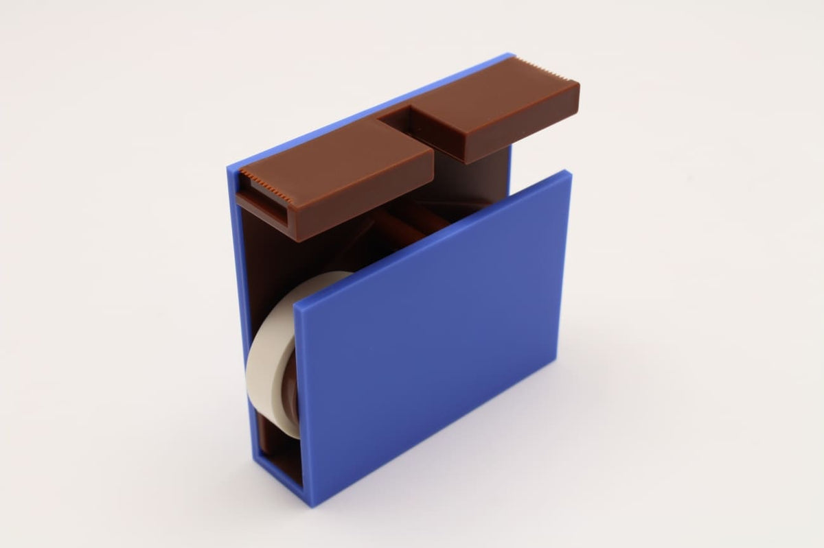 Twin Cutter Blue x Brown - for 15mm Washi Tape - mt Tape Cutter
