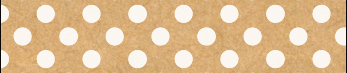 Dot White - 45mm Kraft Paper Tape - mt Water Adhesive Tape