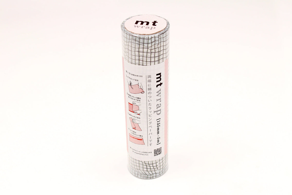 Wrinkled Grid - 155mm Gift Wrap - mt Wrap