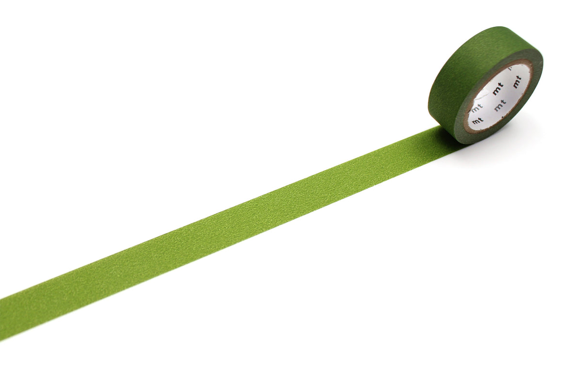 Matte Olive Green - 15mm Washi Tape - mt Masking Tape