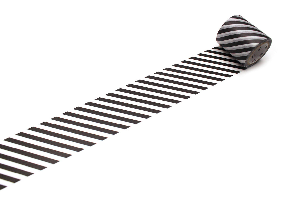Stripe Black - 50mm Washi Tape - mt Masking Tape