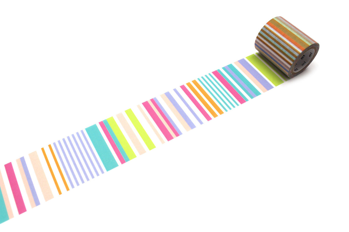 Multi Border Pastel - 50mm Washi Tape - mt Masking Tape