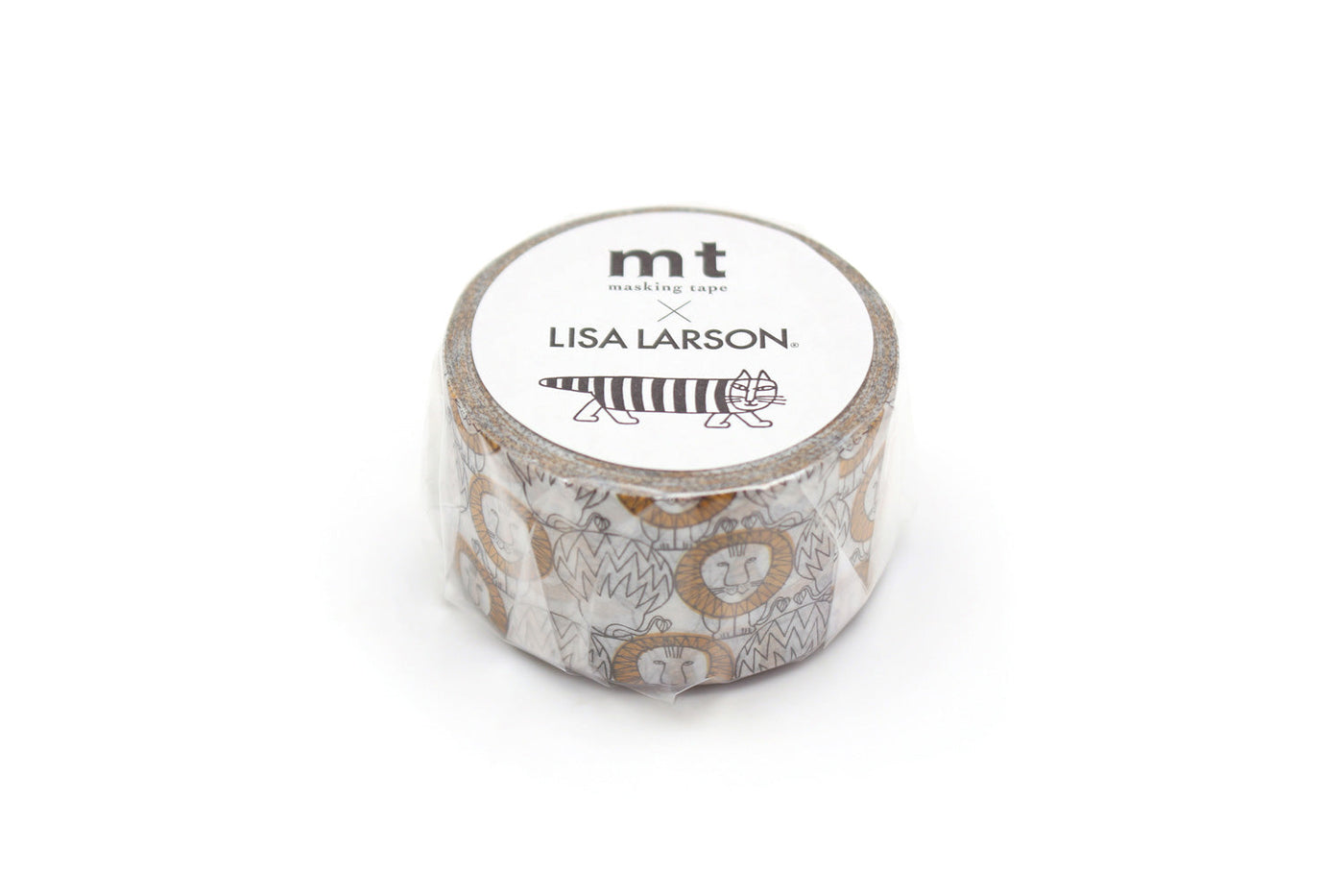 Lisa Larson Lion - 25mm Washi Tape - mt Masking Tape