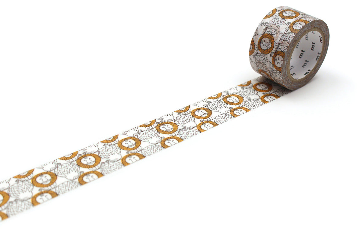 Lisa Larson Lion - 25mm Washi Tape - mt Masking Tape