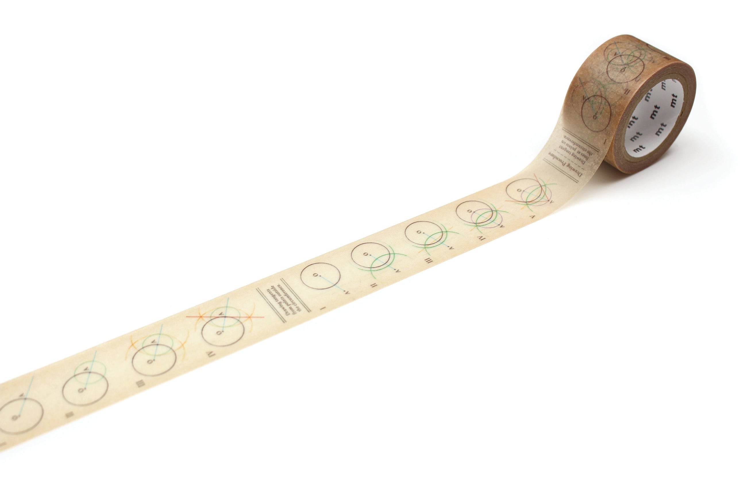 Drawing Procedure - 15mm Tracing Paper Washi Tape - mt Masking Tape